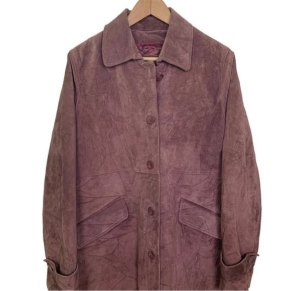 Danier | Jackets & Coats | Vintage Mauve Danier Suede Jacket | Poshmark